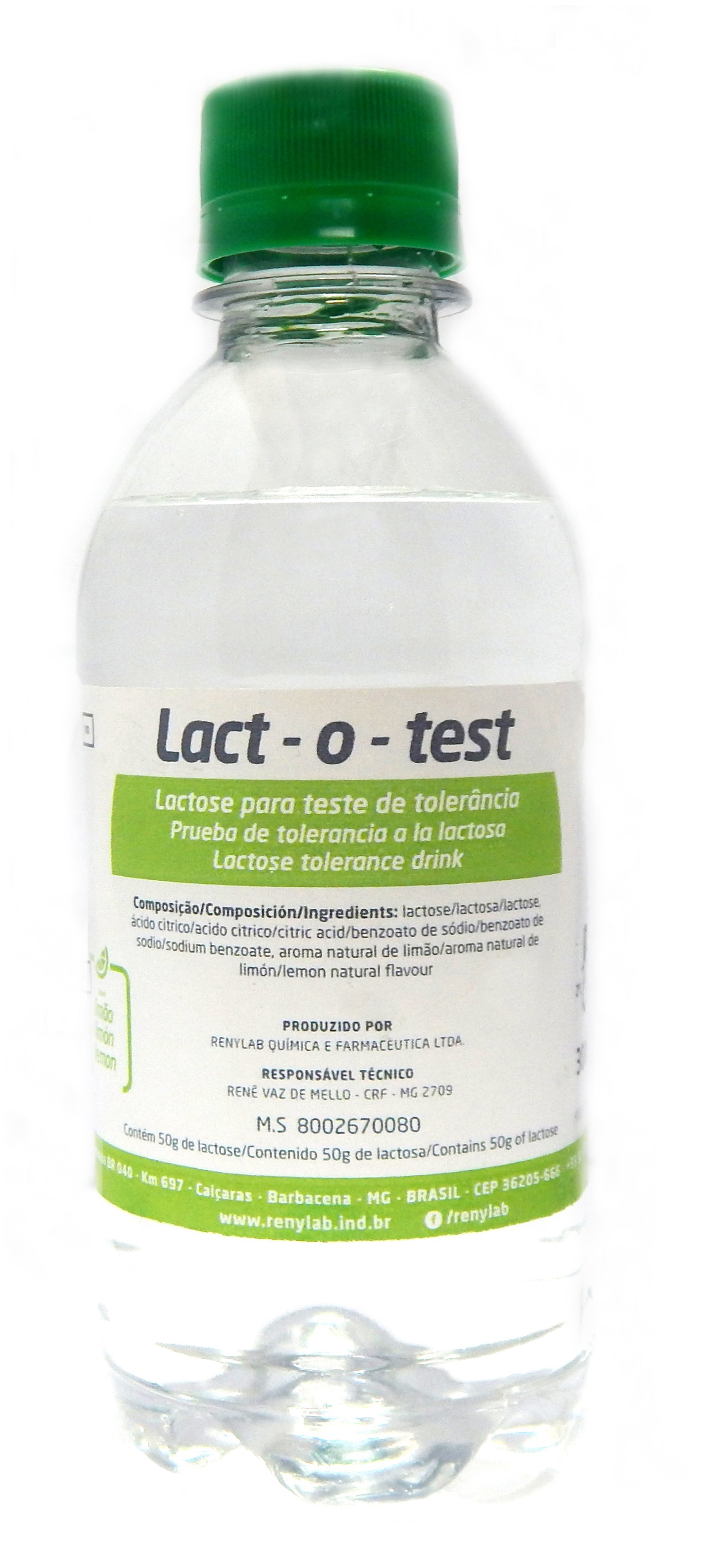 Lact-o-test® 50g (Solución de Lactosa) - Renylab